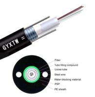 China Single Mode GYXTW G657A Armoured Outdoor Cable for sale