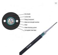 China Armoured GYXTW 2 / 4 / 6 / 8 / 12 Core Single Mode Fiber Optic Cable for sale