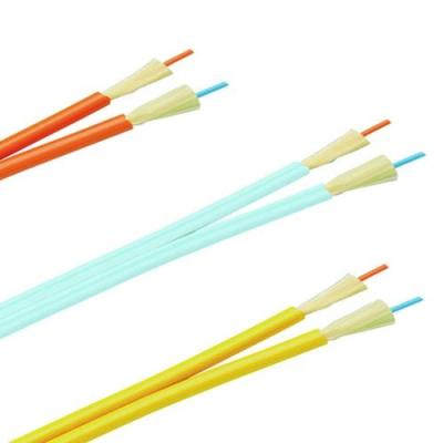 China Indoor Round Multi Core Fiber Optic Cable GJFJV 2-12 Cores -40 to 70C for sale