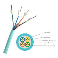 China 2KM Per Roll 6F 48F G652D PVC Indoor Fiber Optic Cable for sale