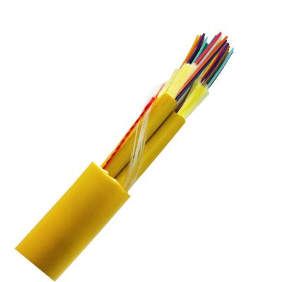 China 2KM/Roll Aramid Yarn 48 Core Indoor Fiber Optic Cable for sale