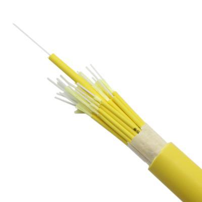 China GJBFJV Indoor Fiber Optic Cable 2-48 Cores Single Mode Multimode Tight Buffer 0.9mm for sale