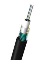China GYXTW 4 Core Single Mode 9/125 Armored Outdoor Fiber Optic Cable 250µm for sale