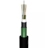 China 12 Core GYXTW Waterproof Direct Burial Multimode Fiber Optic Cable for sale