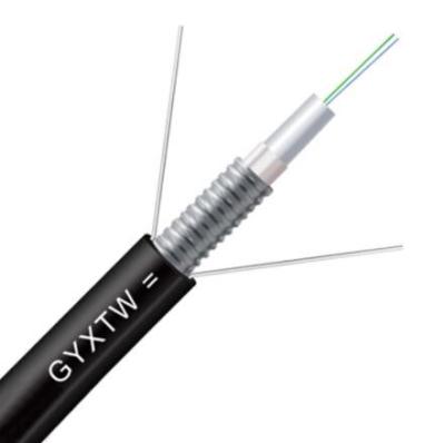 China GYXTW Single Mode Outdoor Armoured Fiber Optic Cable 2-12 Cores G652D for sale
