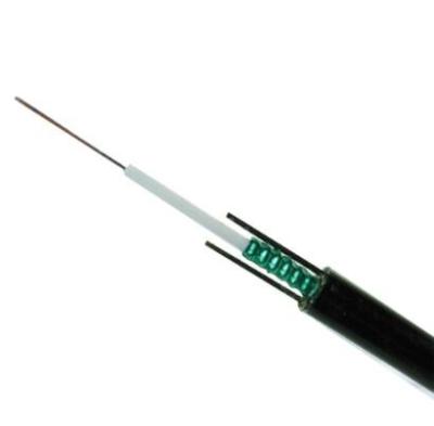 China 2-24 Core GYXTW Outdoor Aerial Fiber Optic Cable 8.0mm PE Jacket G.652D for sale