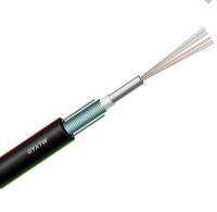 China 2-24 Core GYXTW Outdoor Aerial Fiber Optic Cable 8.0mm PE Jacket G.652D for sale