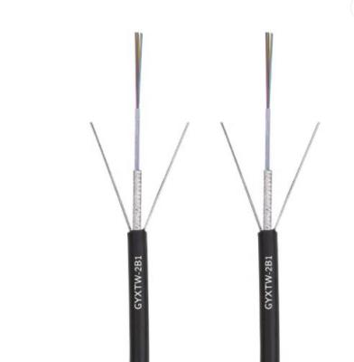 China GYXTW GYXTW53 2-12 Core Single Mode Outdoor Fiber Optic Cable 8.3mm 1500N Tensile for sale