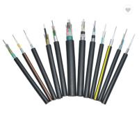 China Single Mode Unitube Light Armored GYXTW Aerial Fiber Optic Cable for sale