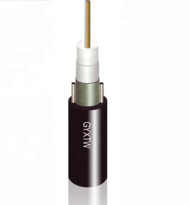 China GYXTW Duct Aerial Optical Fiber Cable 2-48 Cores Single Mode 8.3mm Diameter for sale