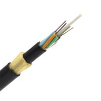 China 12 Core G652D Single Mode ADSS Fiber Optic Cable 200M Span Outdoor Aerial for sale