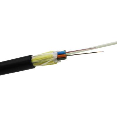 China SM G652D 12 Core 100m ADSS Aerial Fiber Optic Cable for sale