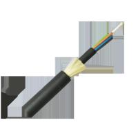 China ADSS G652D Single Mode Fiber Optic Cable 4-288 Cores Aramid Yarn 100m Span for sale