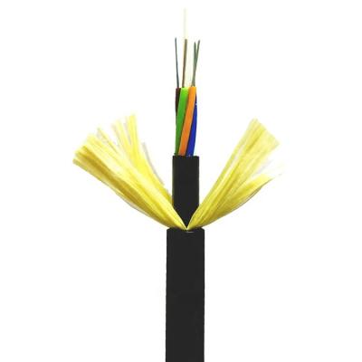 China Double Jacket OS1 OS2 Aerial Dielectric 48 Core ADSS Fiber Optic Cable for sale