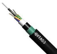 China Single Mode GYTA53 24 Core Outdoor Fiber Optic Cable 0.35dB/km 1310nm for sale