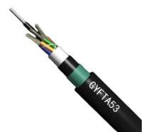 China Single Mode GYTA53 24 Core Outdoor Fiber Optic Cable 0.35dB/km 1310nm for sale