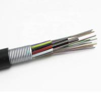 China Outdoor Duct Single Mode G652D Armored Fiber Optic Cable GYTA 12-72 Core for sale