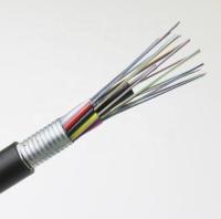 China Outdoor Duct Single Mode G652D Armored Fiber Optic Cable GYTA 12-72 Core for sale