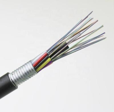 China GYTA Armored Outdoor Single Mode Fiber Optic Cable 12 to 288 Core Duct Installation for sale