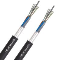 China GYTA Fiber Optic Cable G652D 2-24 Core Steel Central Strength Member Outdoor for sale