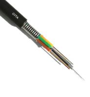 China GYTS GYTA G657 PE Jacket Outdoor Fiber Optic Cable 24 36 48 Core for sale