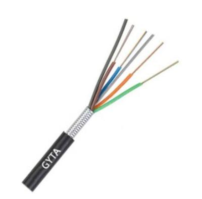 China GYTA Outdoor Fiber Optic Cable 2-288 Cores Aerial Duct Armored Single Mode for sale