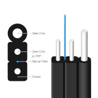 China G657A1 Self Supporting Aerial 1 2 4 Core FTTH FTTX Drop Cable Outdoor for sale