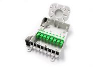 China Indoor 8 Core Floor Fiber Optic Termination Box for sale