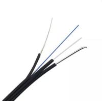 China FTTH Singlemode FRPKFRP Steel Strength Member Fiber Optic Cable for sale