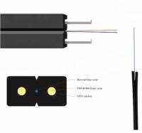 China FTTH Singlemode FRPKFRP Steel Strength Member Fiber Optic Cable for sale