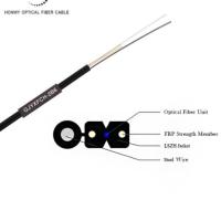 China 1260nm-1650nm FRP Bow Type FTTH Aerial Drop Cable for sale