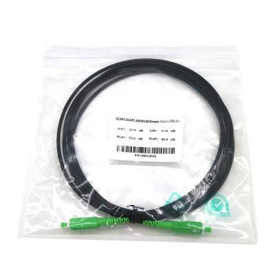 China FTTH 3.5mm G657B3 Sc Apc Single Mode 3m Fiber Optic Patch Cord for sale