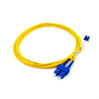 China Simplex G652D 2.0mm 1m SC APC To SC UPC Fiber Optic Patch Cord for sale