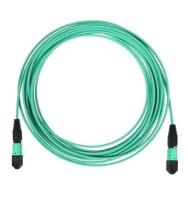 China Armored Duplex 8 Core MPO to LC Fiber Optic Patch Cord OM4 0.35dB Low Insertion Loss for sale