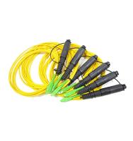 China SC APC Fiber Optic Patch Cord Singlemode Outdoor FTTH Low Insertion Loss 0.2dB for sale