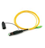 China SC APC Fiber Optic Patch Cord Singlemode Outdoor FTTH Low Insertion Loss 0.2dB for sale