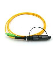China SC APC Fiber Optic Patch Cord Singlemode Outdoor FTTH Low Insertion Loss 0.2dB for sale