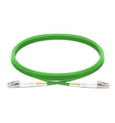 China LSZH PVC Jacket 3M Simplex LC APC Single Mode Fiber Patch Cord for sale
