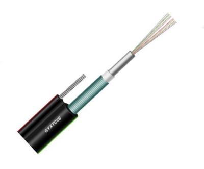 China GYXTC8S 6 Core Single mode Aerial Figure 8 Fiber Optic Cable for sale