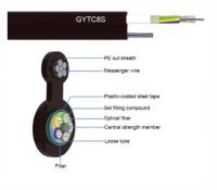 China GYTC8S Figure 8 Aerial Fiber Optic Cable 12 24 48 96 Core Single Mode Outdoor for sale