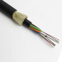 China 24 Core ADSS Fiber Optic Cable All Dielectric Self Supporting FTTX Network Outdoor 10.9mm for sale