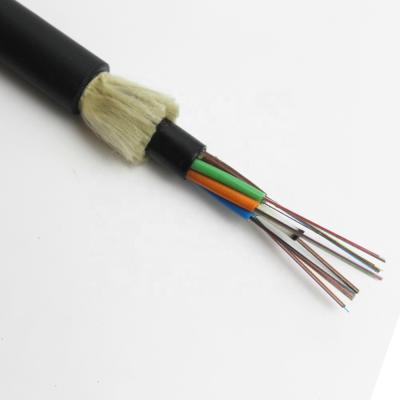 China 24 Core ADSS Fiber Optic Cable All Dielectric Self Supporting FTTX Network Outdoor 10.9mm for sale