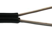 China 5m Telecommunication Copper Drop Wire Telephone Cable 0.50mm PE Insulation for sale