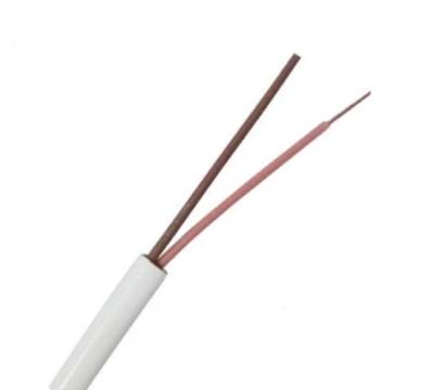 China 1 Pair Copper Telephone Drop Wire 0.5mm Underground Cable PE Insulated 220V for sale