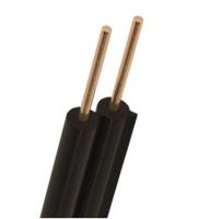 China 2 Core Outdoor Drop Wire Telephone Cable Copper Conductor 0.8mm PE Insulated for sale