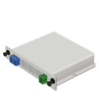 China FTTH 1x8 SC APC PLC Splitter Box 1260-1650nm Low Loss Fiber Optic Splitter for sale