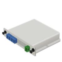 China FTTH 1x8 SC APC PLC Splitter Box 1260-1650nm Low Loss Fiber Optic Splitter for sale
