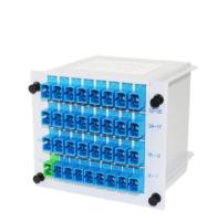 China FTTH 1x8 SC APC PLC Splitter Box 1260-1650nm Low Loss Fiber Optic Splitter for sale