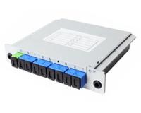 China 1*8 ABS Coupler SC APC PC UPC Fiber Optic PLC Splitter for sale
