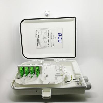 China FTTX Network 16 Feeder Cable Ports Waterproof Optical Fiber Splice Box for sale